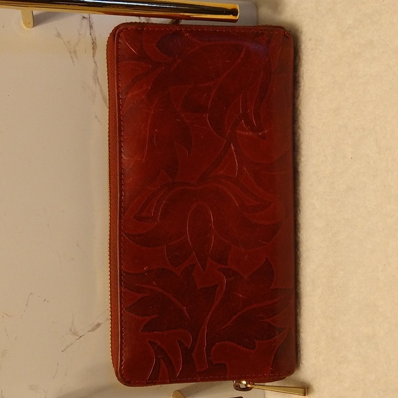 Valentina | Bags | Valentina Floral Leather Wallet | Poshmark